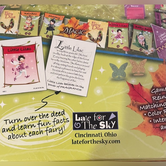 Late for the Sky | Toys | Nwt Fairy Opoly Game | Poshmark